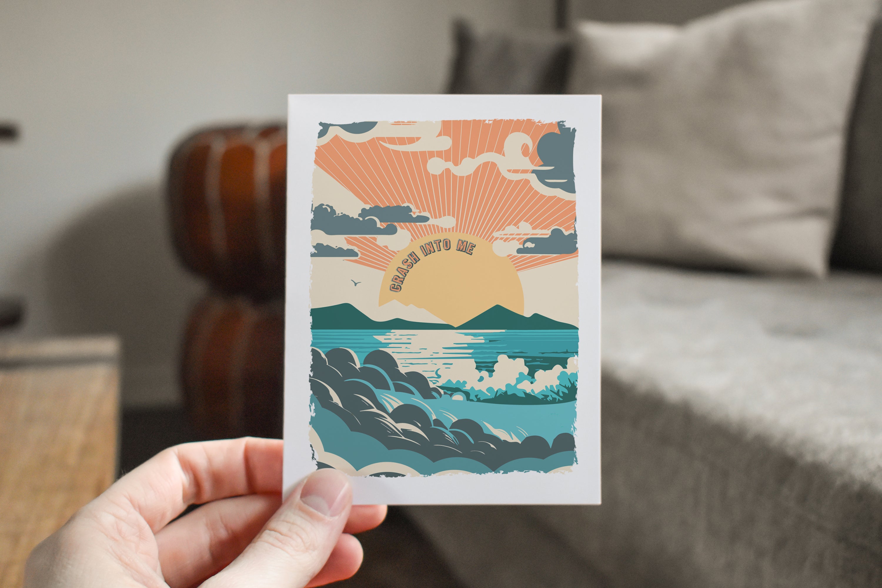 Crash Greeting Card – Wicked Leap