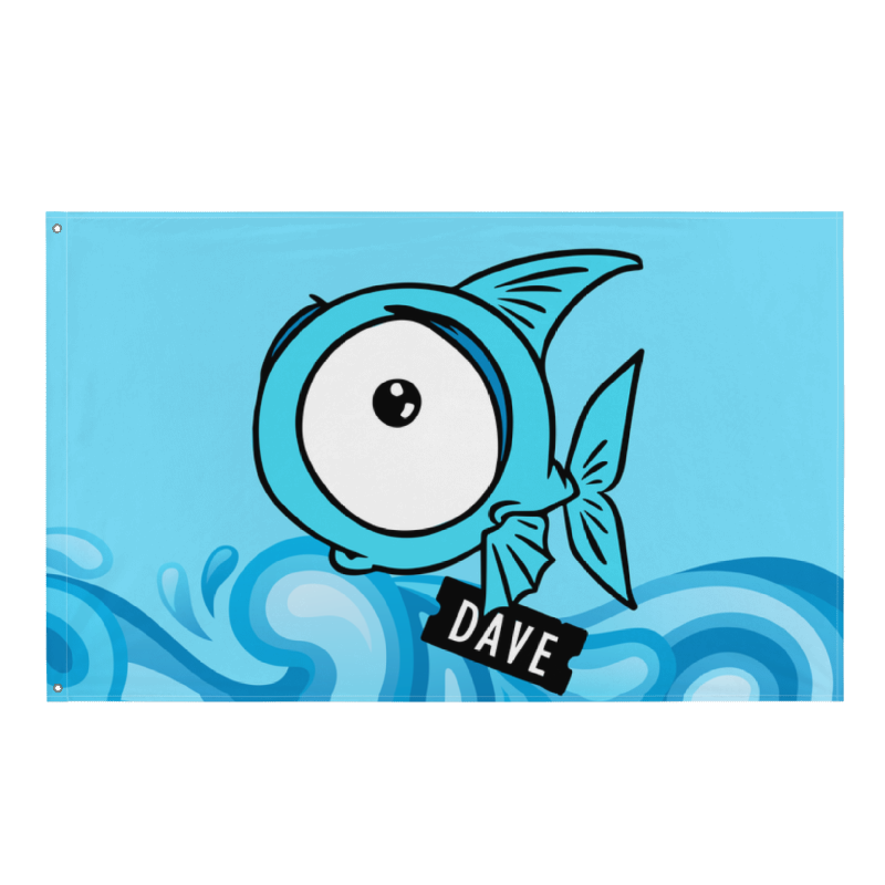 Big Eyed Fish Flag 36x60 – Wicked Leap