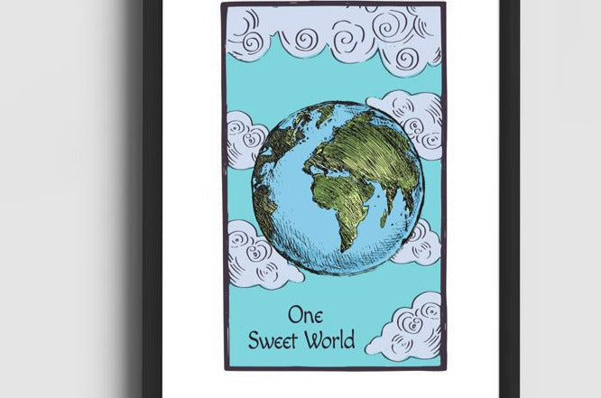 Tarot Cards One Sweet World Art Print – Wicked Leap