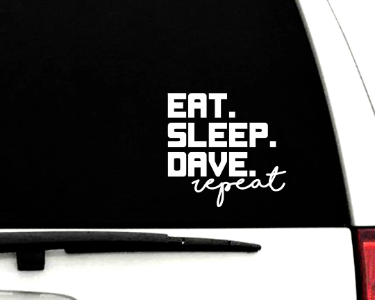 Eat. Sleep. Repeat. Vinyl Decal – Wicked Leap