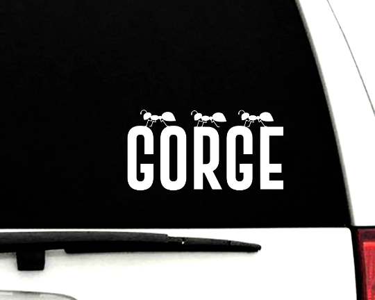 The Gorge Vinyl Decal – Wicked Leap