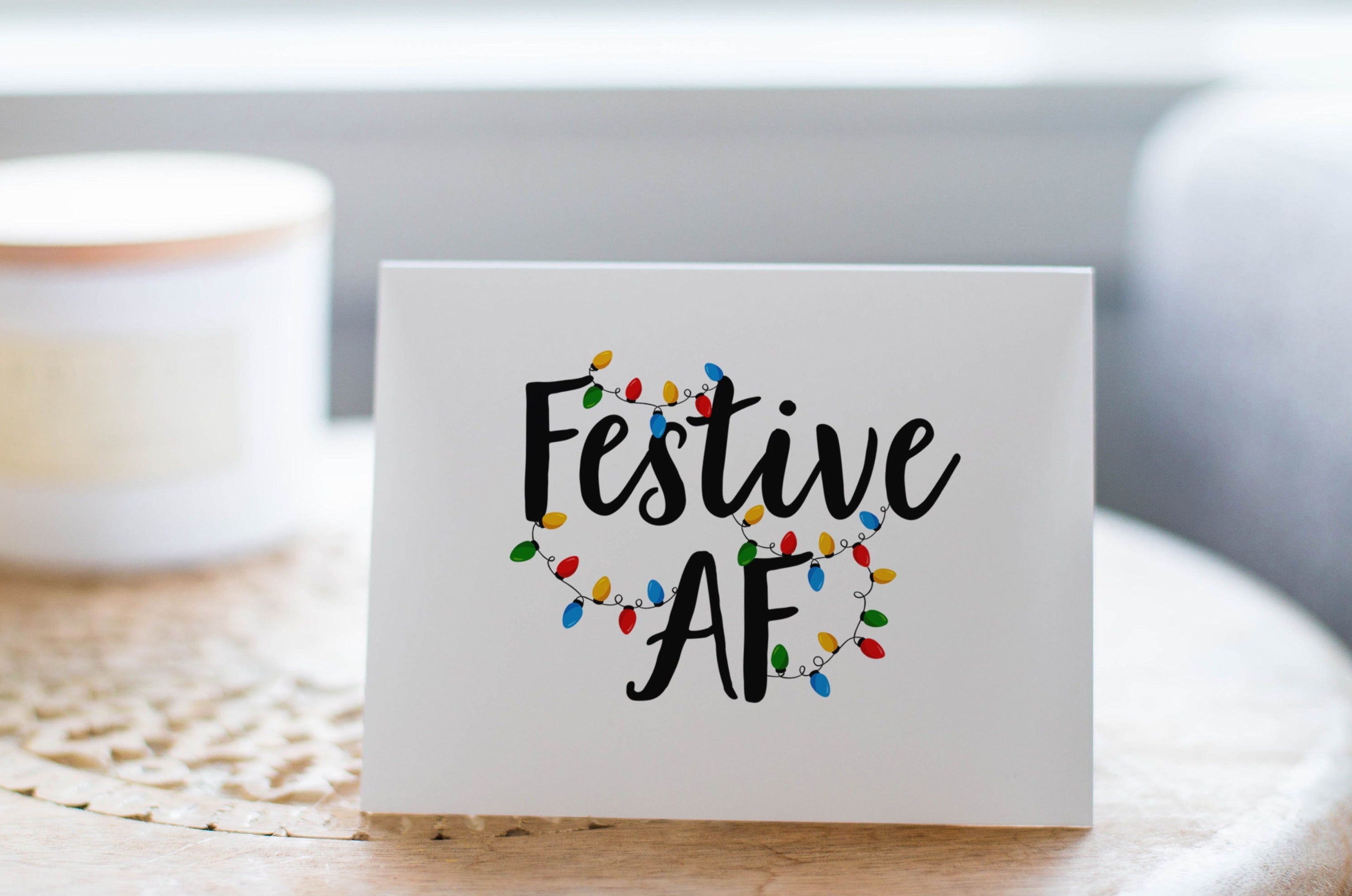 Festive AF 5x7 Holiday Card Bundle 6 Pack – Wicked Leap